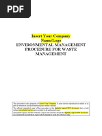 ISO 14001 Waste Management Checklist EN | PDF | Dangerous Goods ...