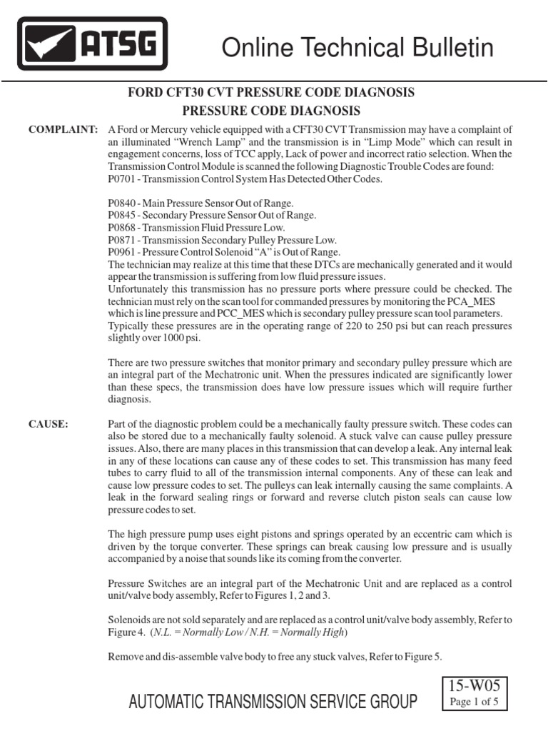 Ford CFT30 CVT | Download Free PDF | Automatic Transmission ...