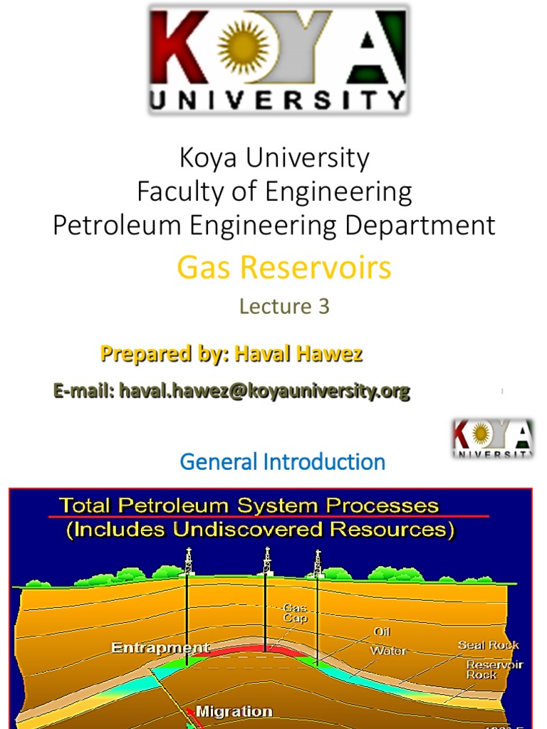 Gas Reservoir 1 Pdf Petroleum Reservoir Porosity