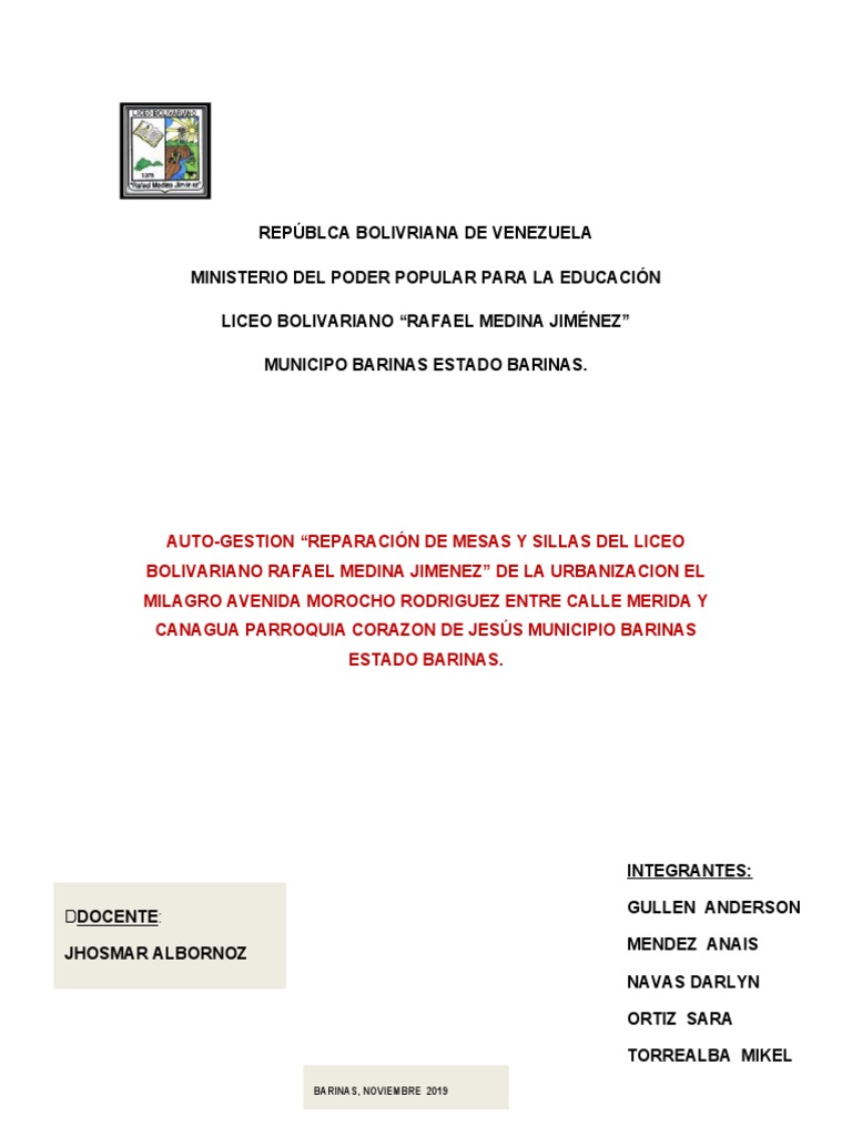 Proyecto Sara | PDF | Salón de clases | Entorno natural