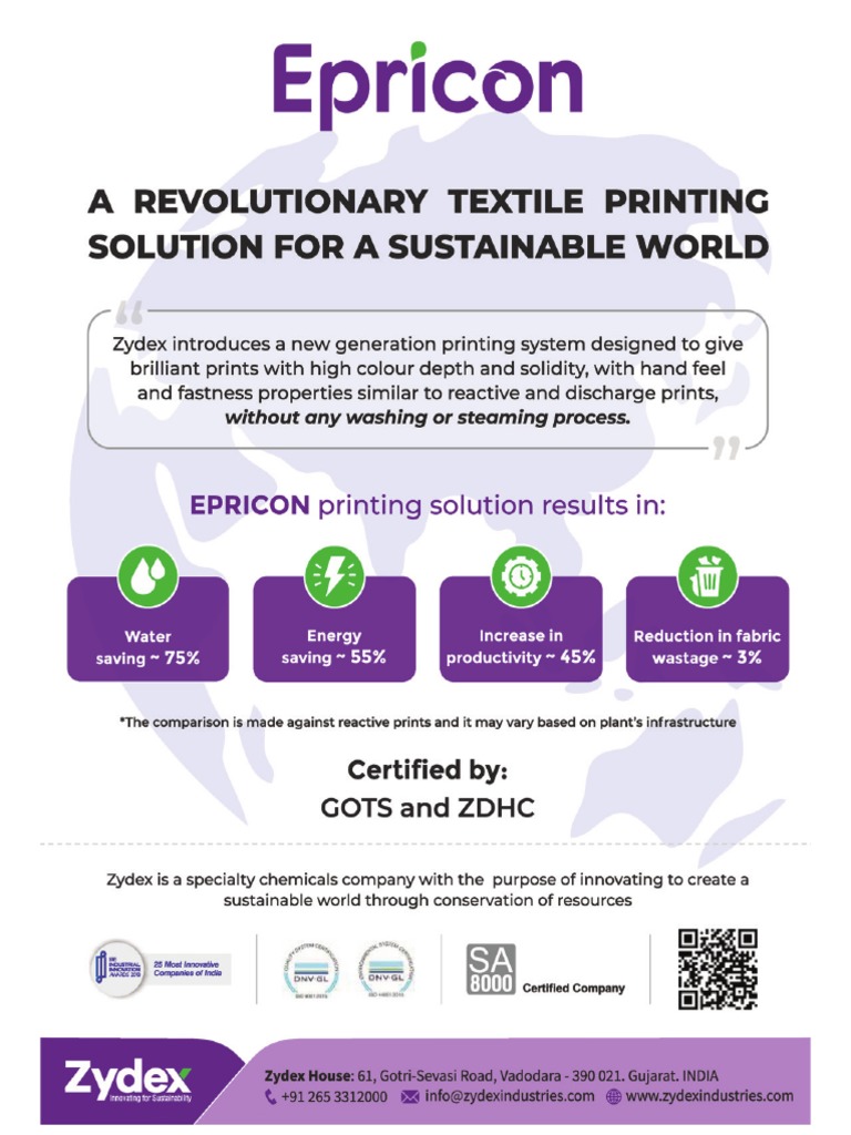 Reactive Print Alternative | PDF | Sustainability | Textiles