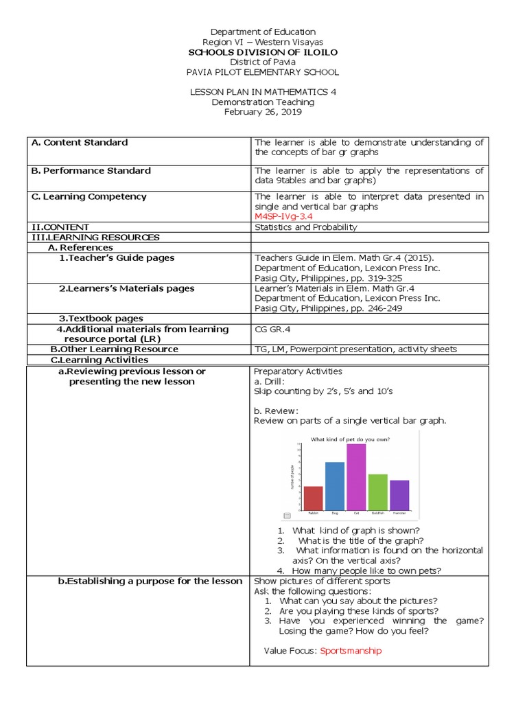 Cot Q4 Graphs | PDF | Data | Learning