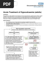 Calcium Replacement Guidelines | PDF | Magnesium | Intravenous Therapy