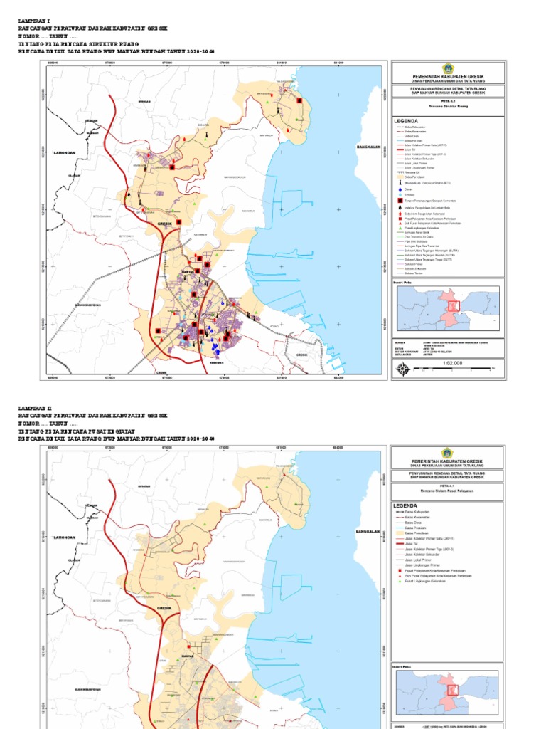 LAMPIRAN RANPERDA RDTR BWP Manyar Bungah - Rev (301120) - EDIT PETA | PDF