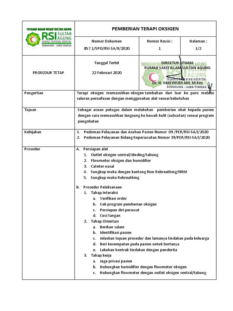 PEMBERIAN TERAPI OKSIGEN-dikonversi | PDF