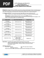 DVT And/or PE Treatment Dosage For Tinzaparin (Innohep®) | PDF | Dose ...