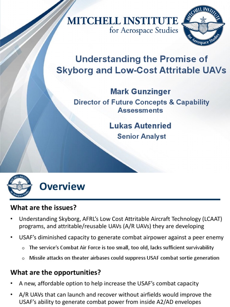 Low-Cost Attritable UAVs | PDF | Unmanned Aerial Vehicle | United ...