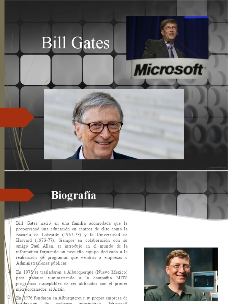 Bill-Gates Power Point | PDF | Microsoft Windows | Microsoft