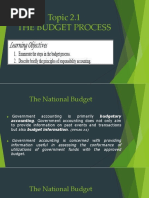 Module No. 2 - Budget Process | PDF | Budget | Government Budget