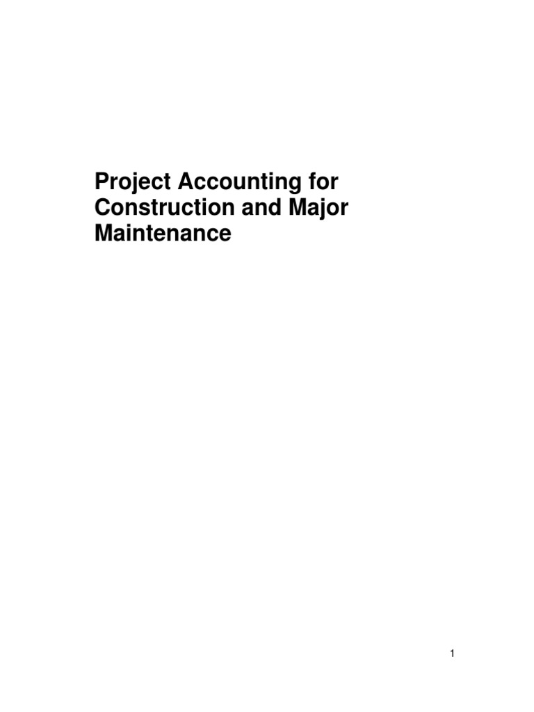 Project Accounting II Manual | PDF | Expense | Depreciation