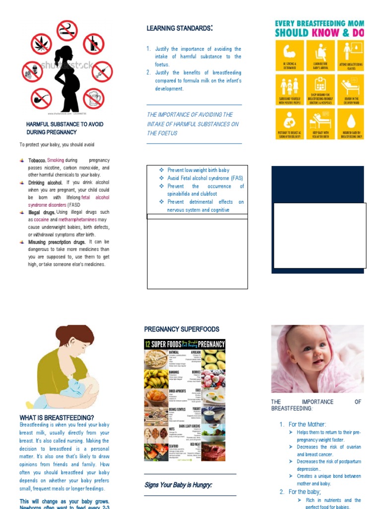 Harmful Substance To Avoid During Pregnancy | PDF | Breastfeeding ...