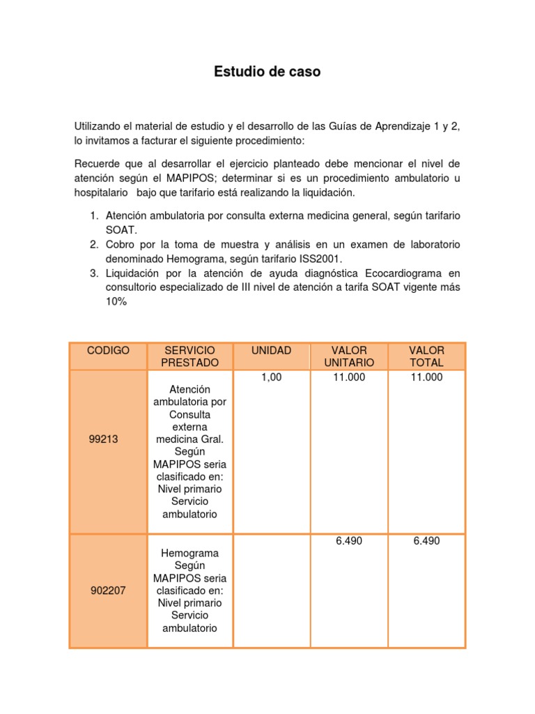 Estudio de Caso | PDF
