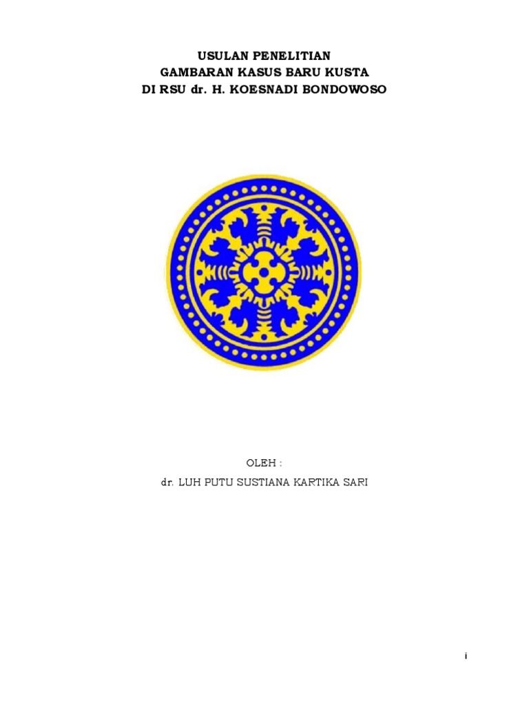 Halaman Judul Usulan Penelitian | PDF