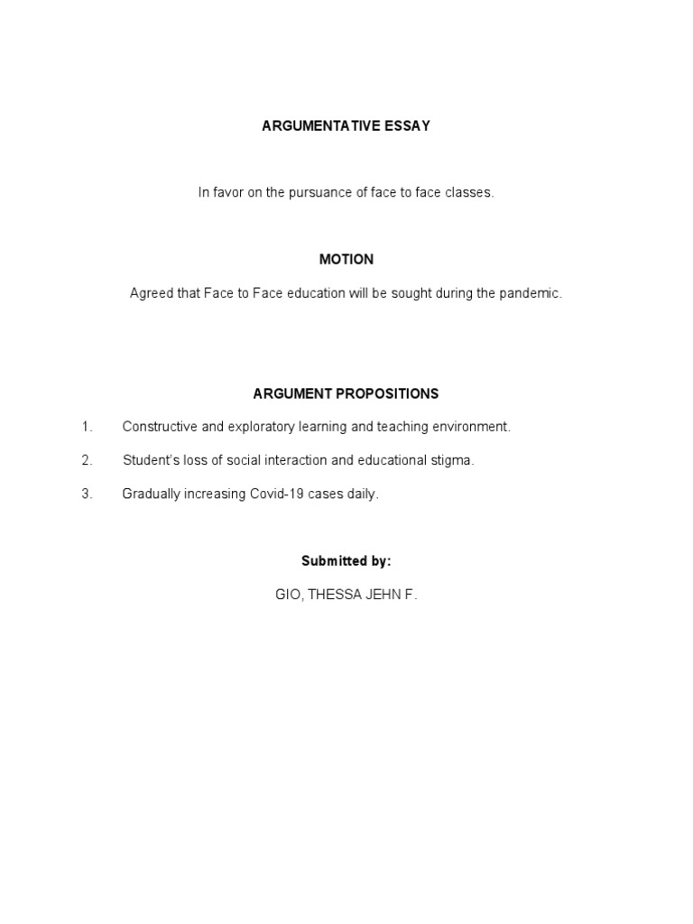 Argumentative Essay | PDF | Educational Technology | Pedagogy