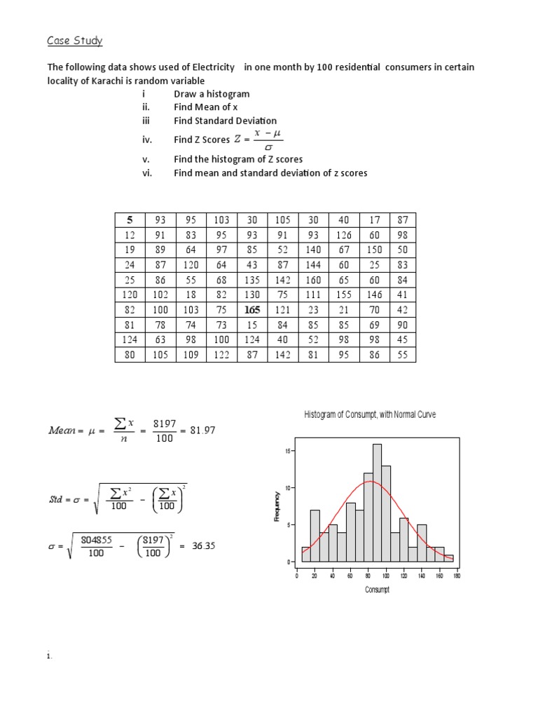 Z Scores 02042021 104523pm | PDF | Standard Score | Histogram