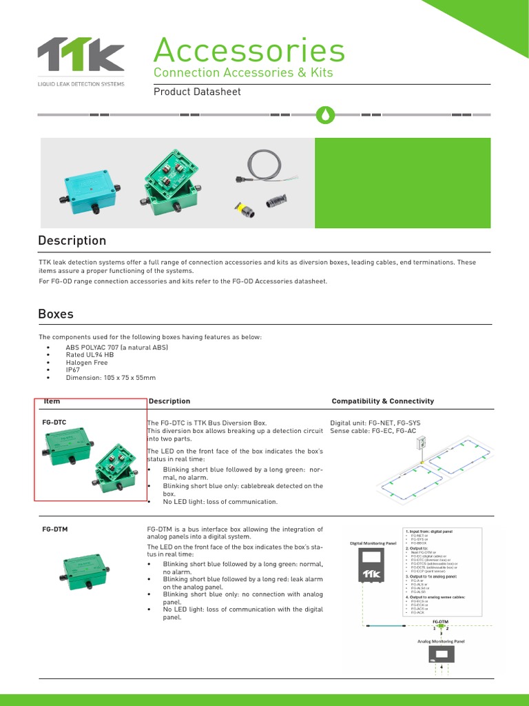 LEAK DETECTION-TTK-FG-Accessories - en - v2.0 | PDF | Cable Television ...