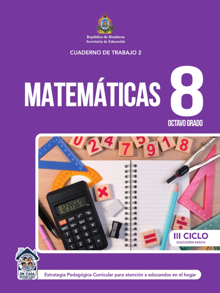 CT2 Matematicas 8vo Grado SE STVE | PDF | Prueba matemática | Triángulo
