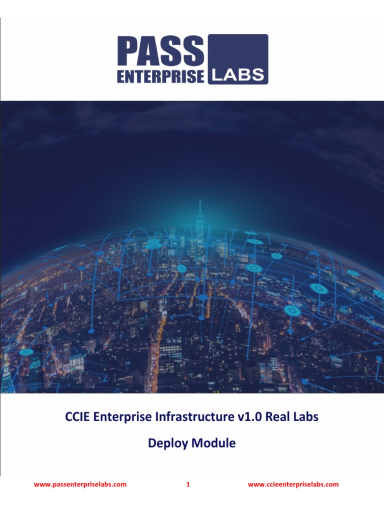 CCIE Enterprise Infrastructure Lab Guide | PDF | Computer Network ...