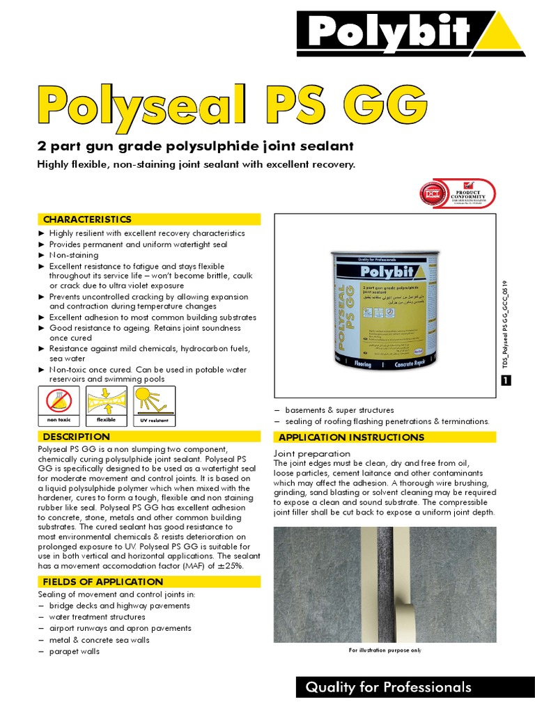 Polyseal PS GG | PDF | Materials | Chemistry