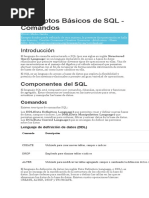 Lenguaje SQL Mapa Conceptual | PDF | SQL | Bases de datos