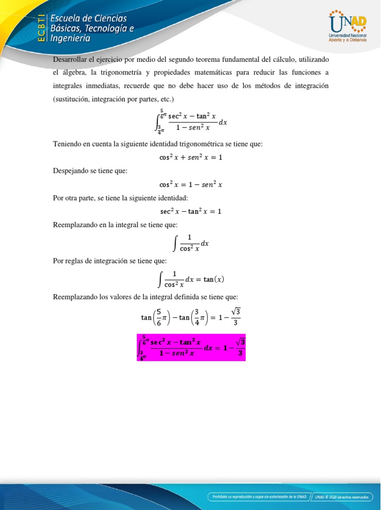 2 Segundo Teorema Fundamental Del Clculo Regla De