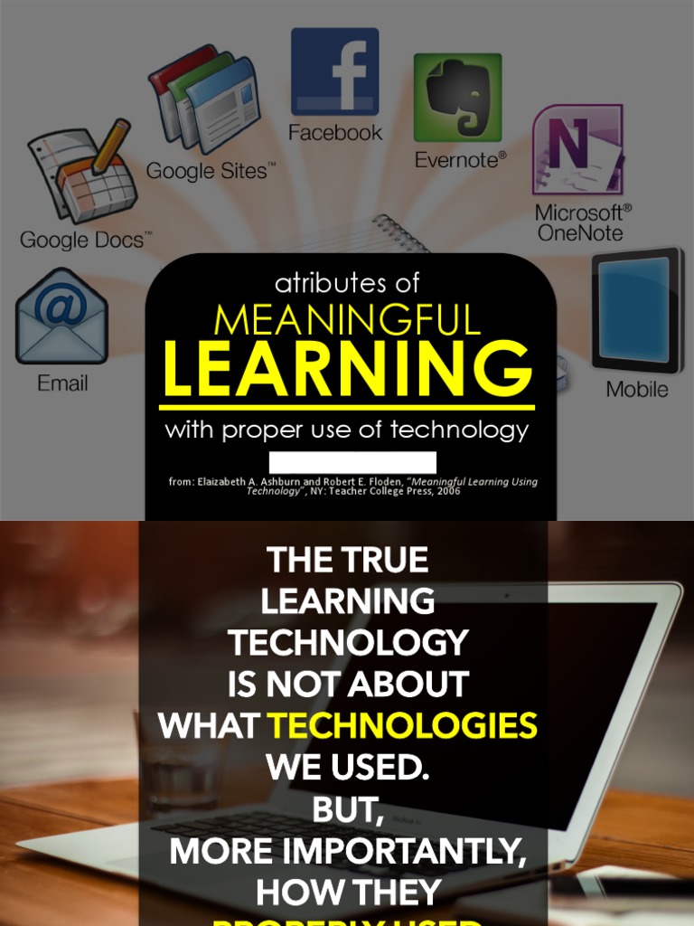 Meaningful Learning Attributes with Tech | PDF | Inquiry | Mind