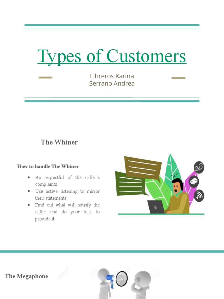 9 Customer Types and Handling Tips | PDF