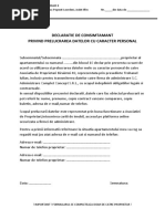 Proces Verbal Predare-Primire Auto | PDF