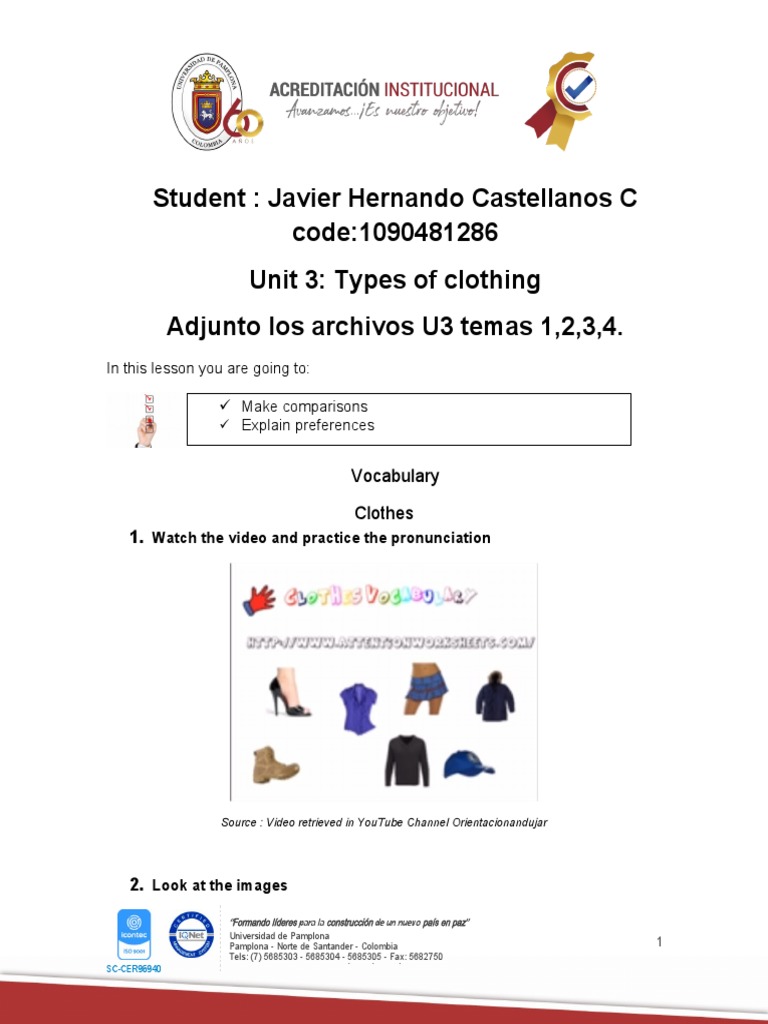 Comparing Clothing Preferences and Making Recommendations | PDF ...