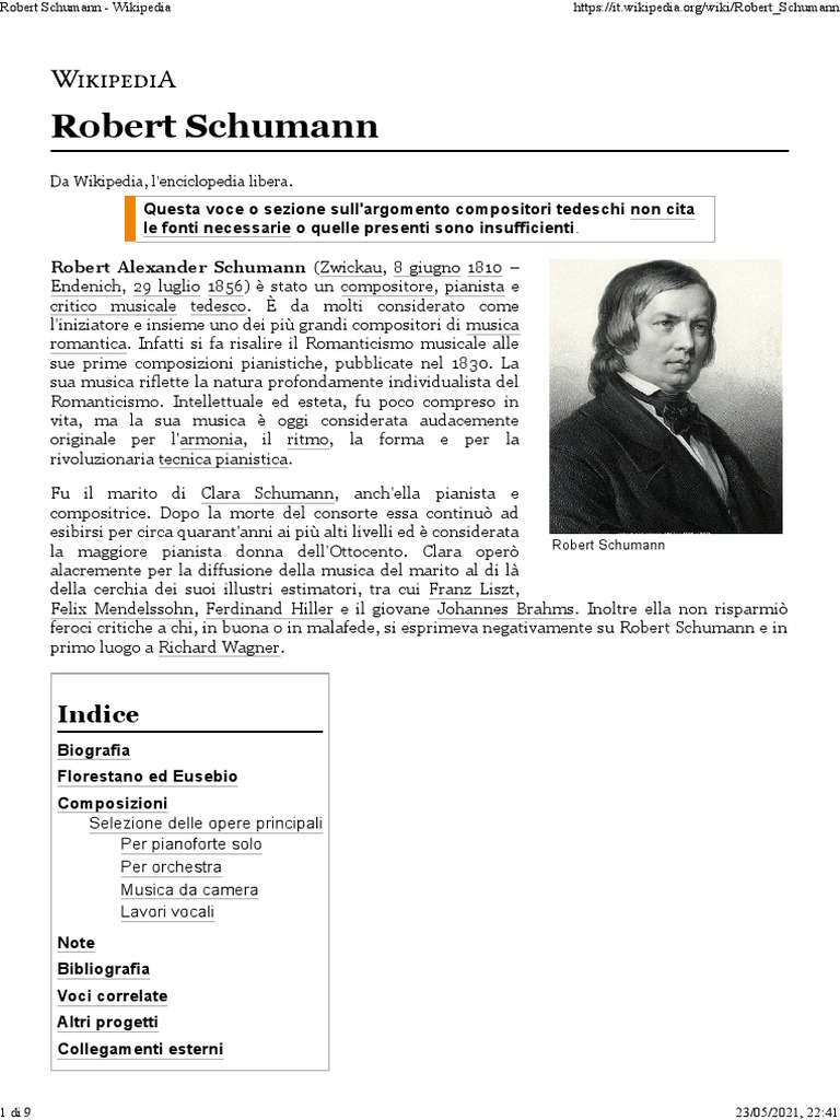 Robert Schumann | PDF