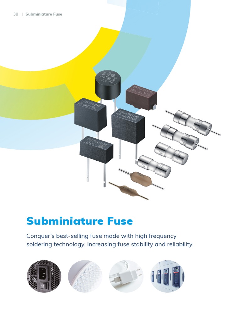 Subminiature Fuse | Download Free PDF | Fuse (Electrical) | Electrical ...