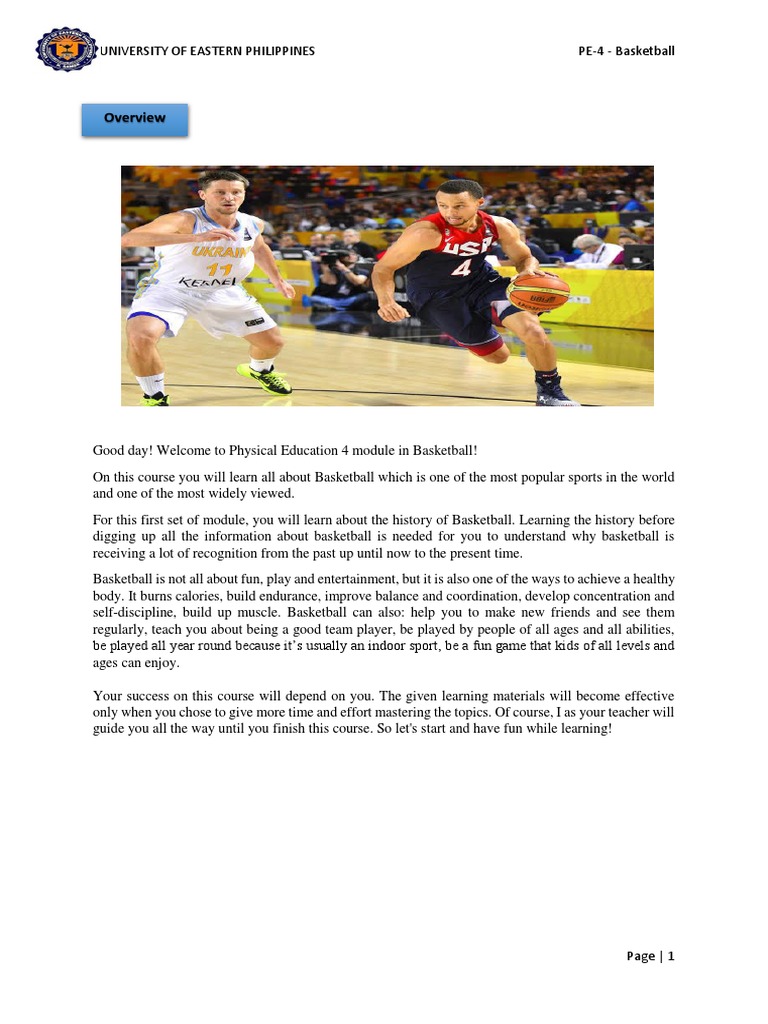 Basketball Module 1 | PDF | National Basketball Association | Nba Finals