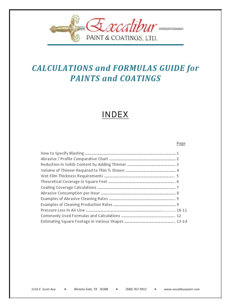Pages From Calculation-and-Formula-Guide | PDF | Art | Technology ...
