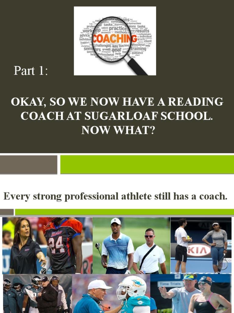 Reading Coach Role and Resources Guide | PDF | Mentorship | Teachers