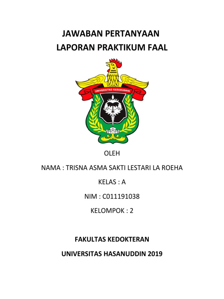Trisna Asma Sakti 038 Jawaban Pertanyaan Respi | PDF | Kesehatan ...
