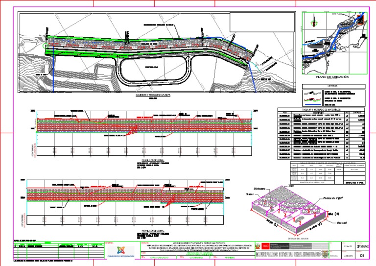 Plano en Planta Gaviones | PDF