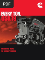 QSM11 Engine Performance Data Sheet | PDF | Horsepower | Engines