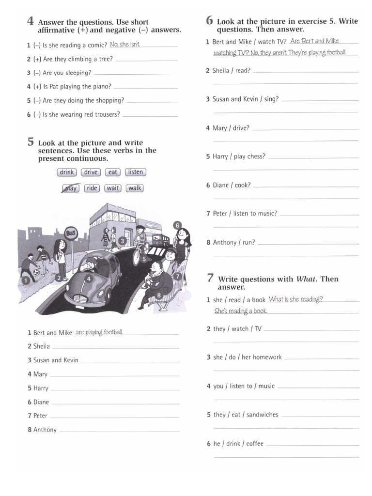 Present - Continuous 2 | PDF