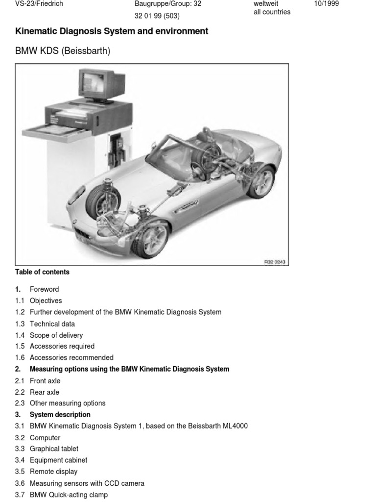 Bmw Wheel Alignment System Pdf Floppy Disk Computer Monitor