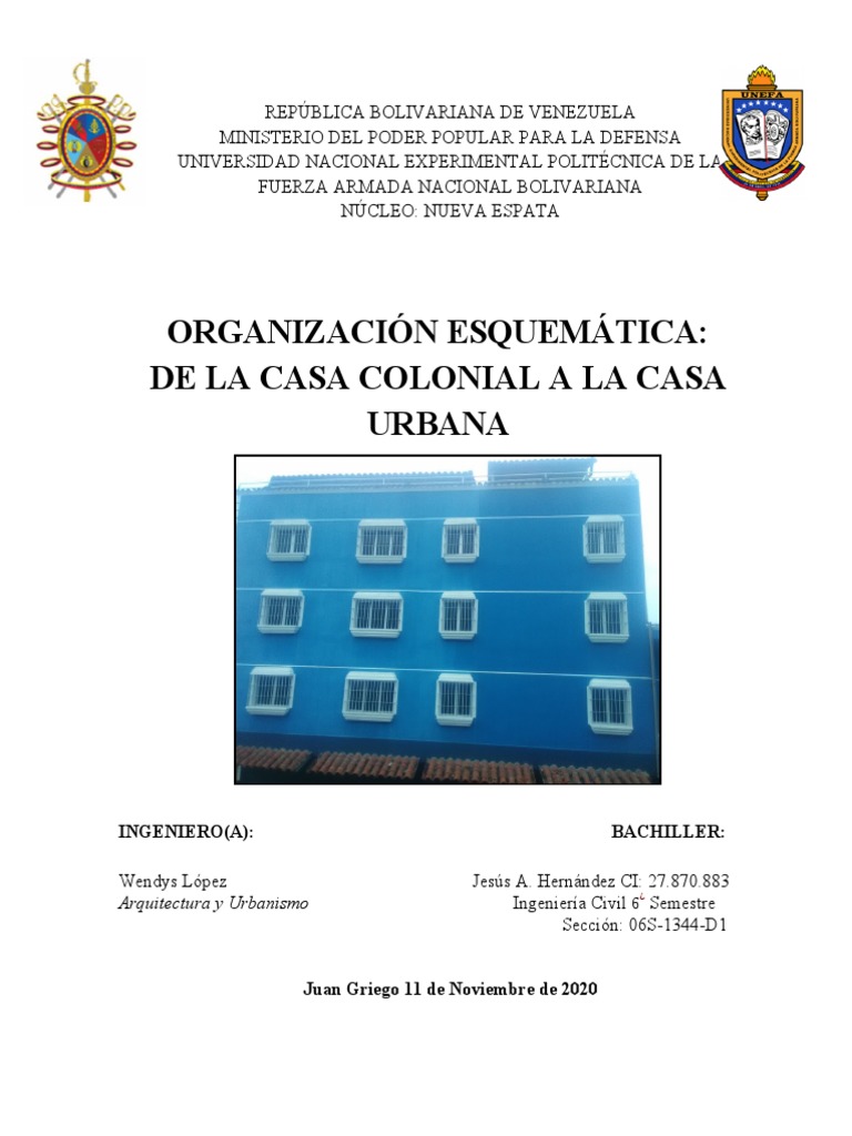 Evolución de la Arquitectura Colonial en Venezuela | PDF | Agitación ...