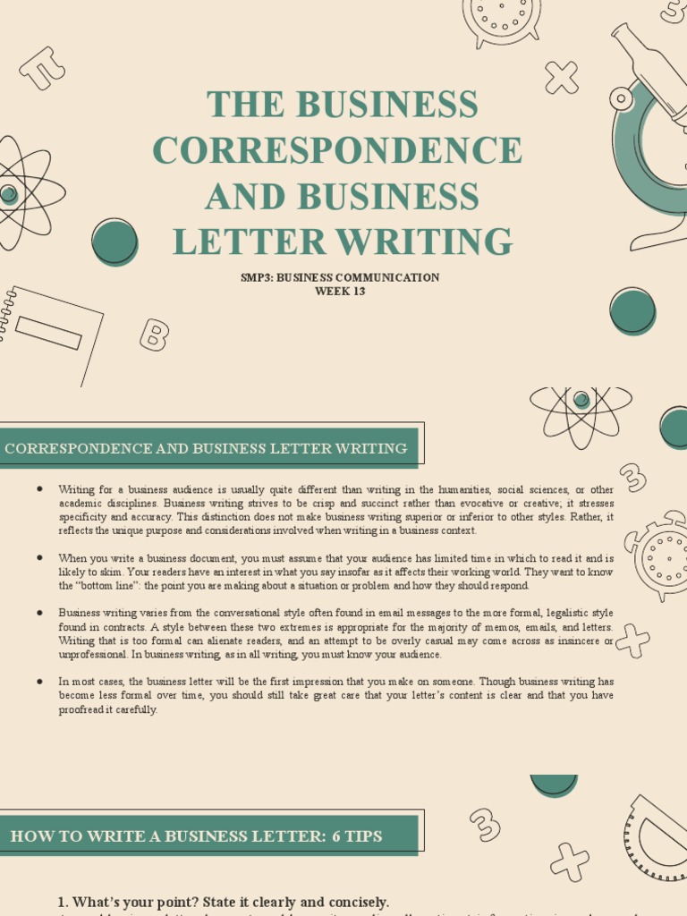 Business Letter Writing Essentials | PDF | Paragraph | Grammar