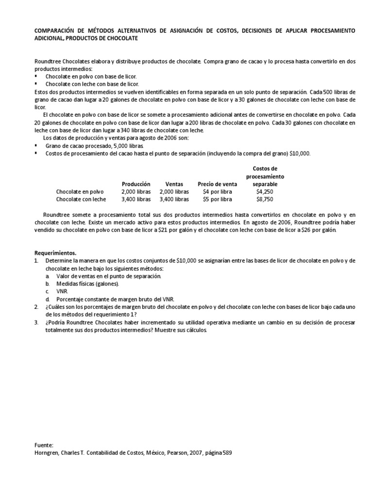 16 28 Conjunto | PDF | Sólidos de cacao | Chocolate