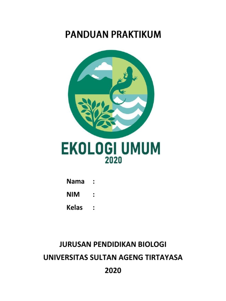 Panduan Praktikum Ekologi Umum 2020 | PDF | Kesehatan Holistik