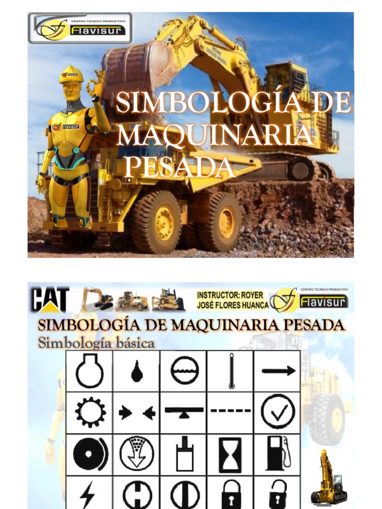 Simbología maquinaria pesada | PDF | Transmisión (Mecánica) | Ingeniería mecánica
