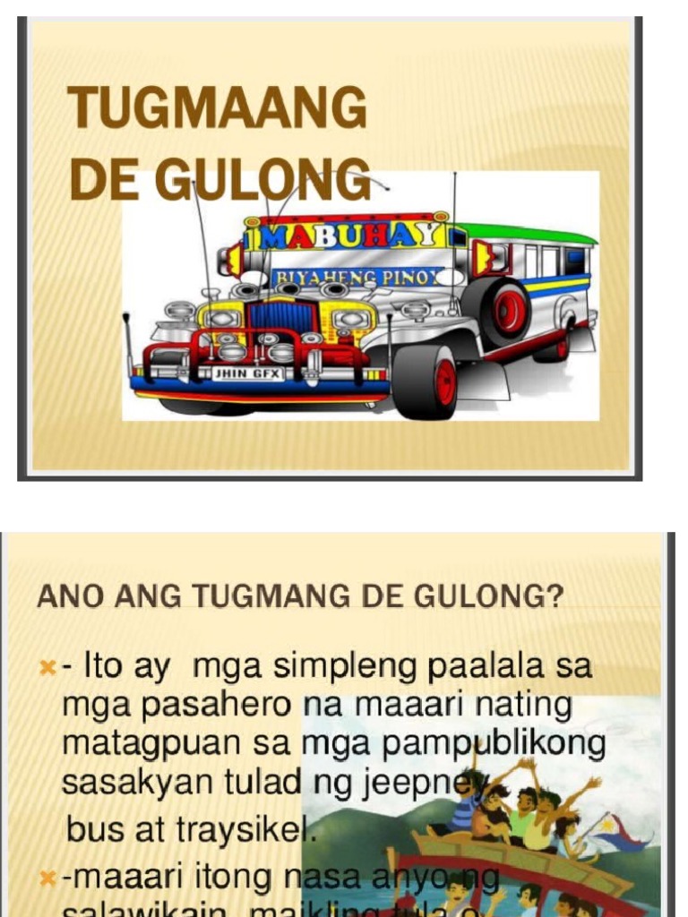 Tugmang de Gulong2 | PDF