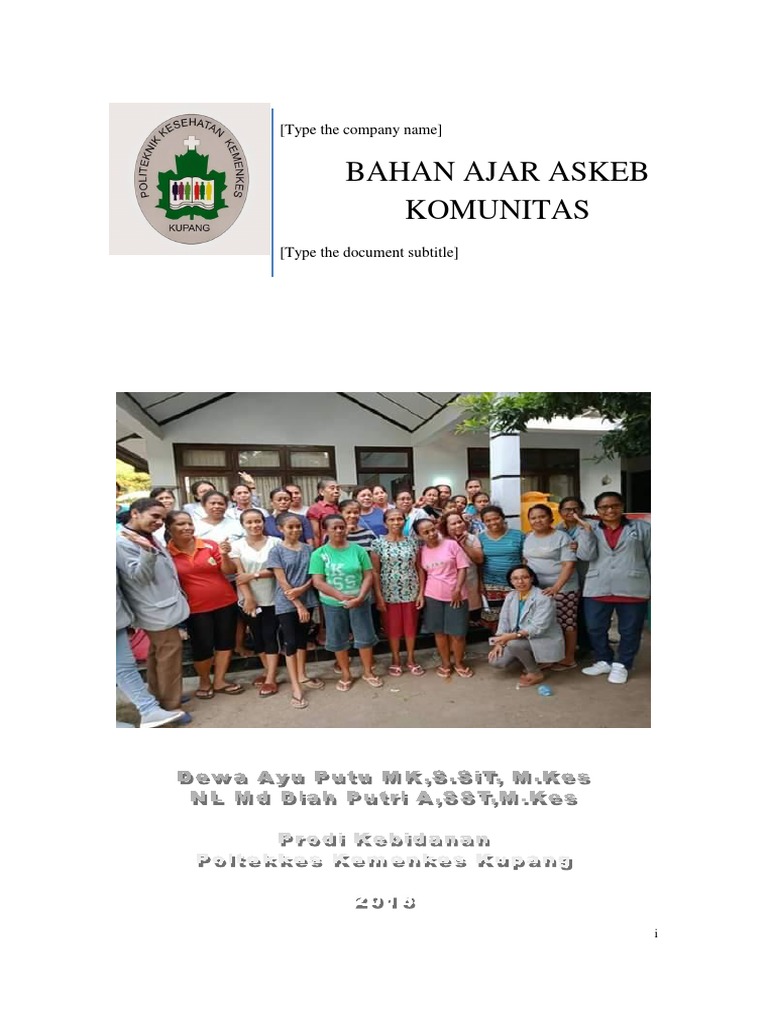 Iv.2 Askeb Komunitas | PDF