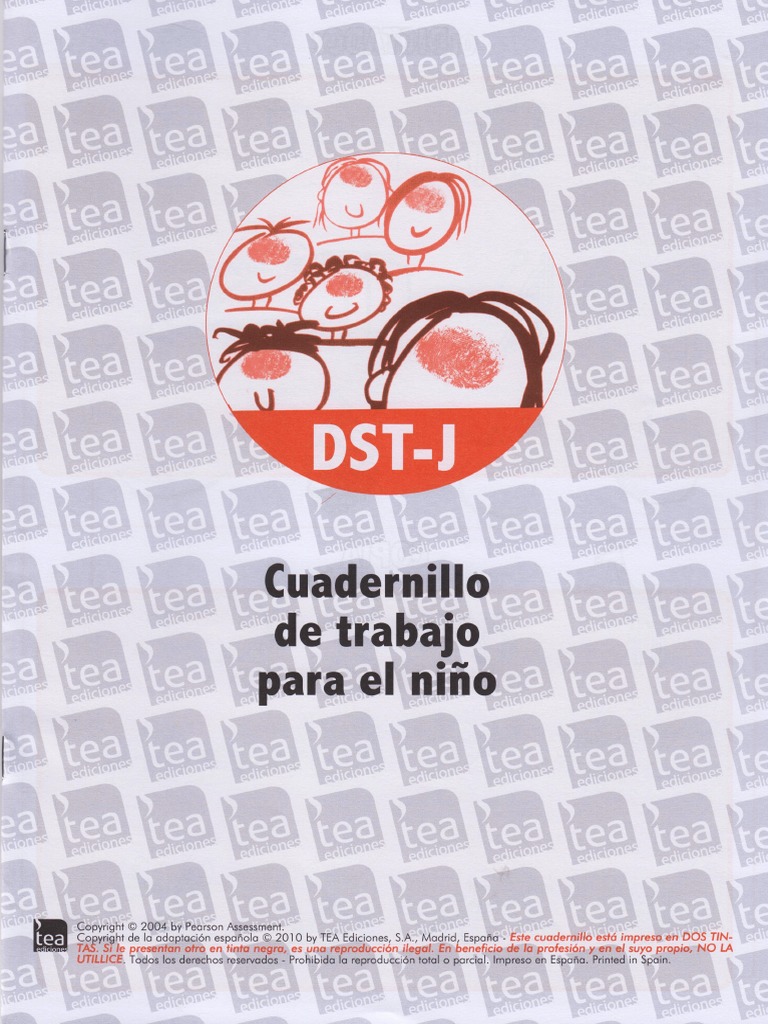 DST-J. Cuadernillo de Trabajo | PDF
