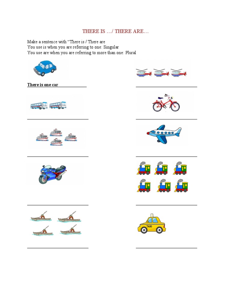 Using "There Is" and "There Are" | PDF | Career & Growth | Foreign ...