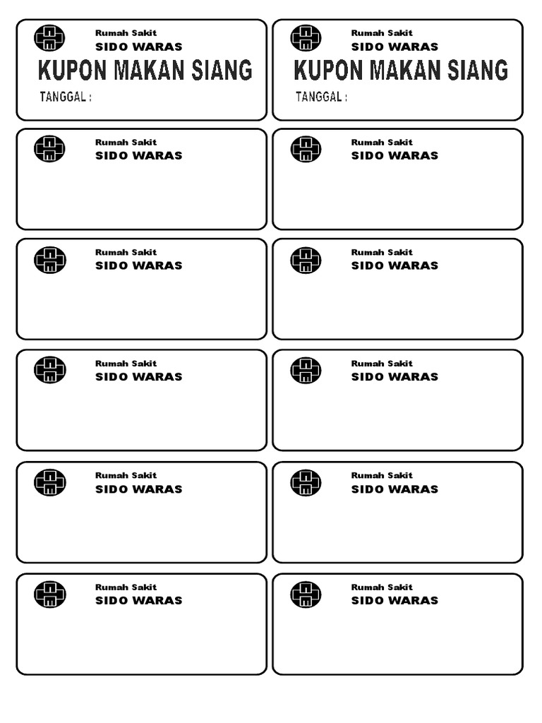 Kupon Makan Siang | PDF