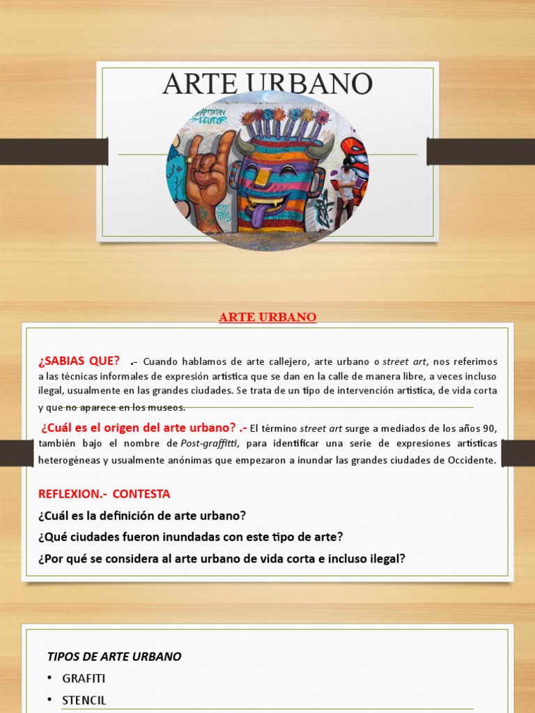 Introducción al Arte Urbano y sus Tipos | PDF